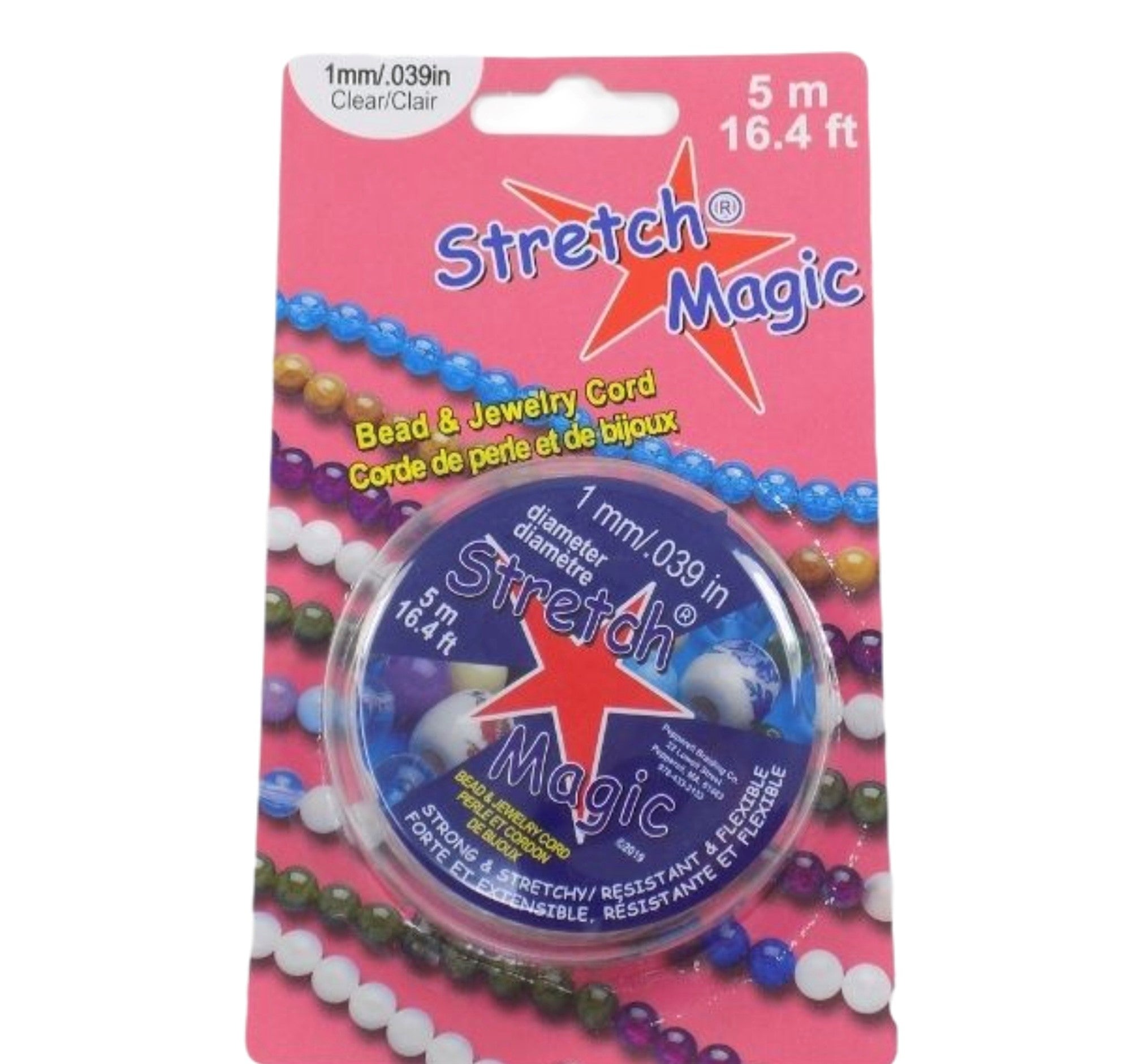 clear stretch elastic